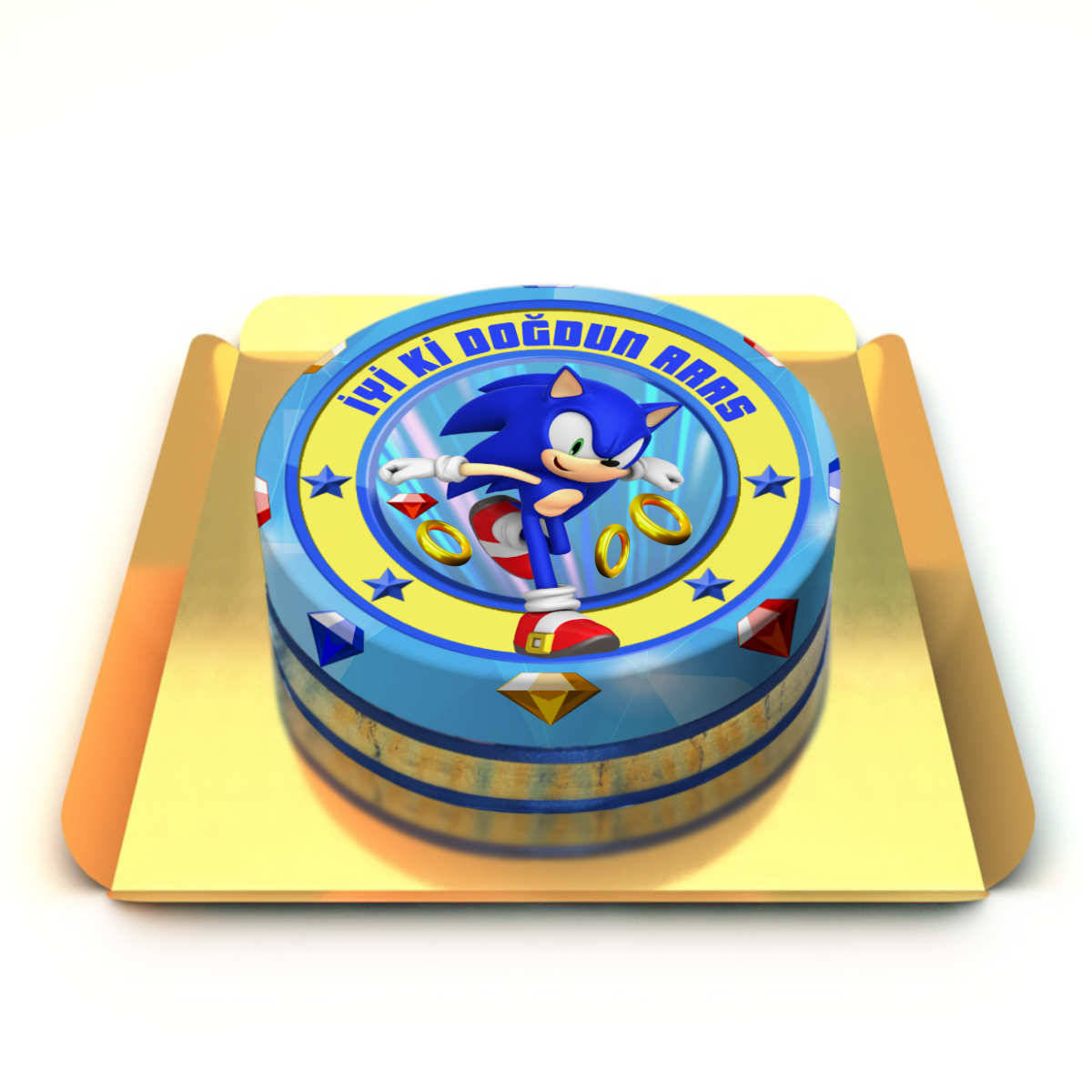 Kirpi Sonic Pastası - Online Pasta Siparişi | Nuga
